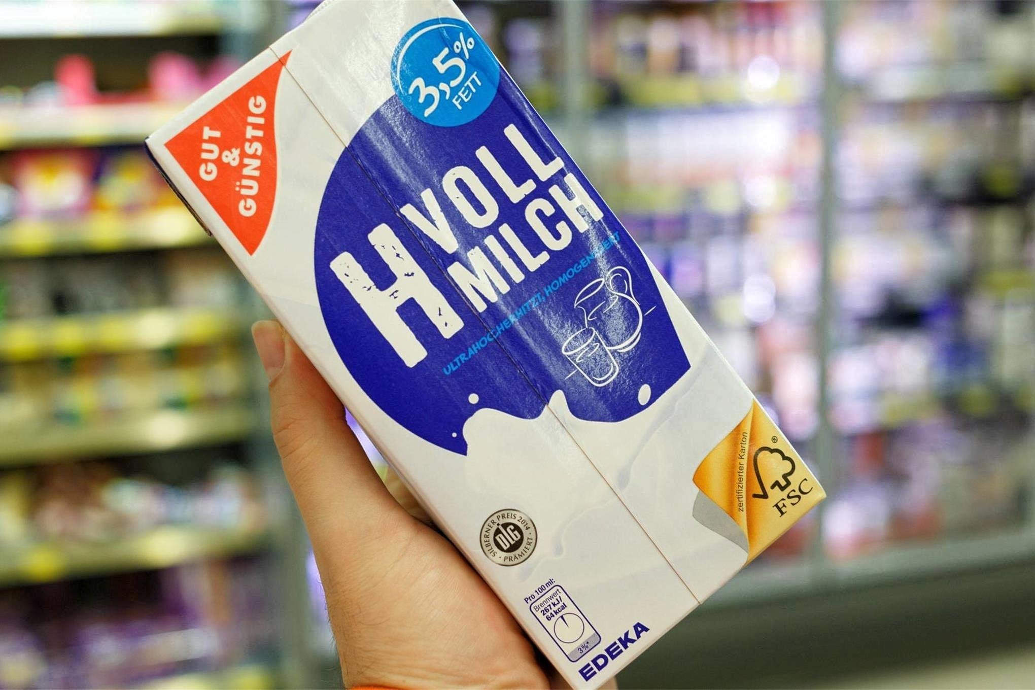 Gesundheitsgefahr: Edeka ruft H-Milch zurück