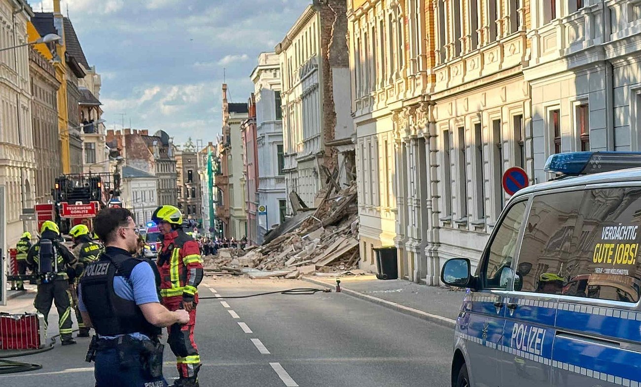 Haus in Görlitz eingestürzt - Tote oder Verletzte?