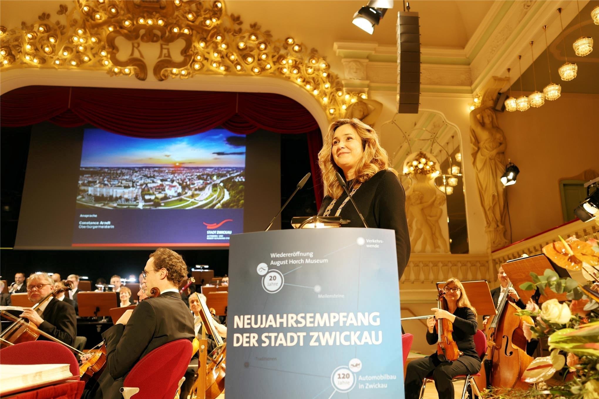 Zwickauer Neujahrsempfang: Das ist passiert