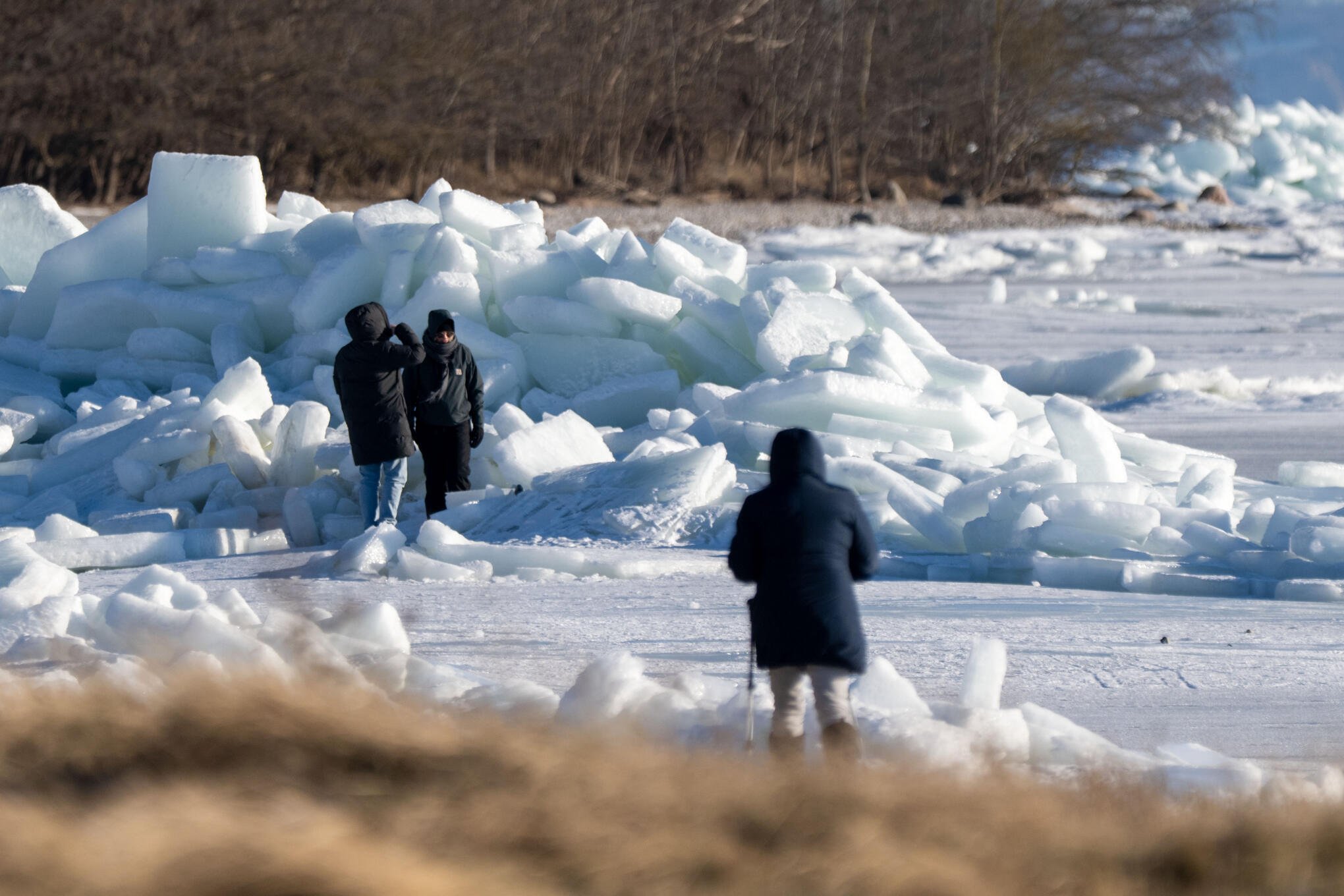 An der Ostsee gibt’s jetzt Eisschollen wie in der Arktis
