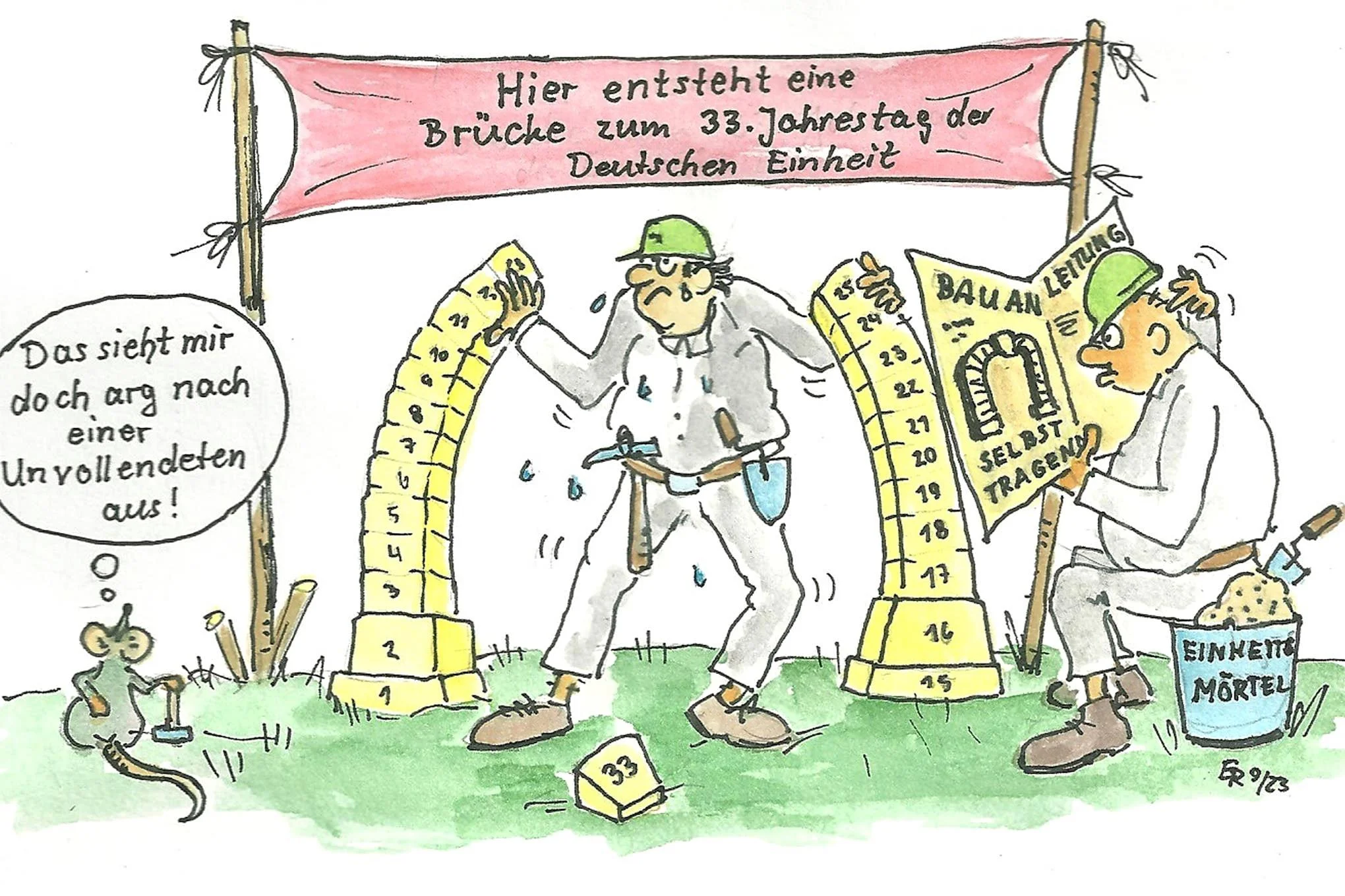 Satire zum Wochenende: Warum man sich die deutsche Einheit zwischen ...