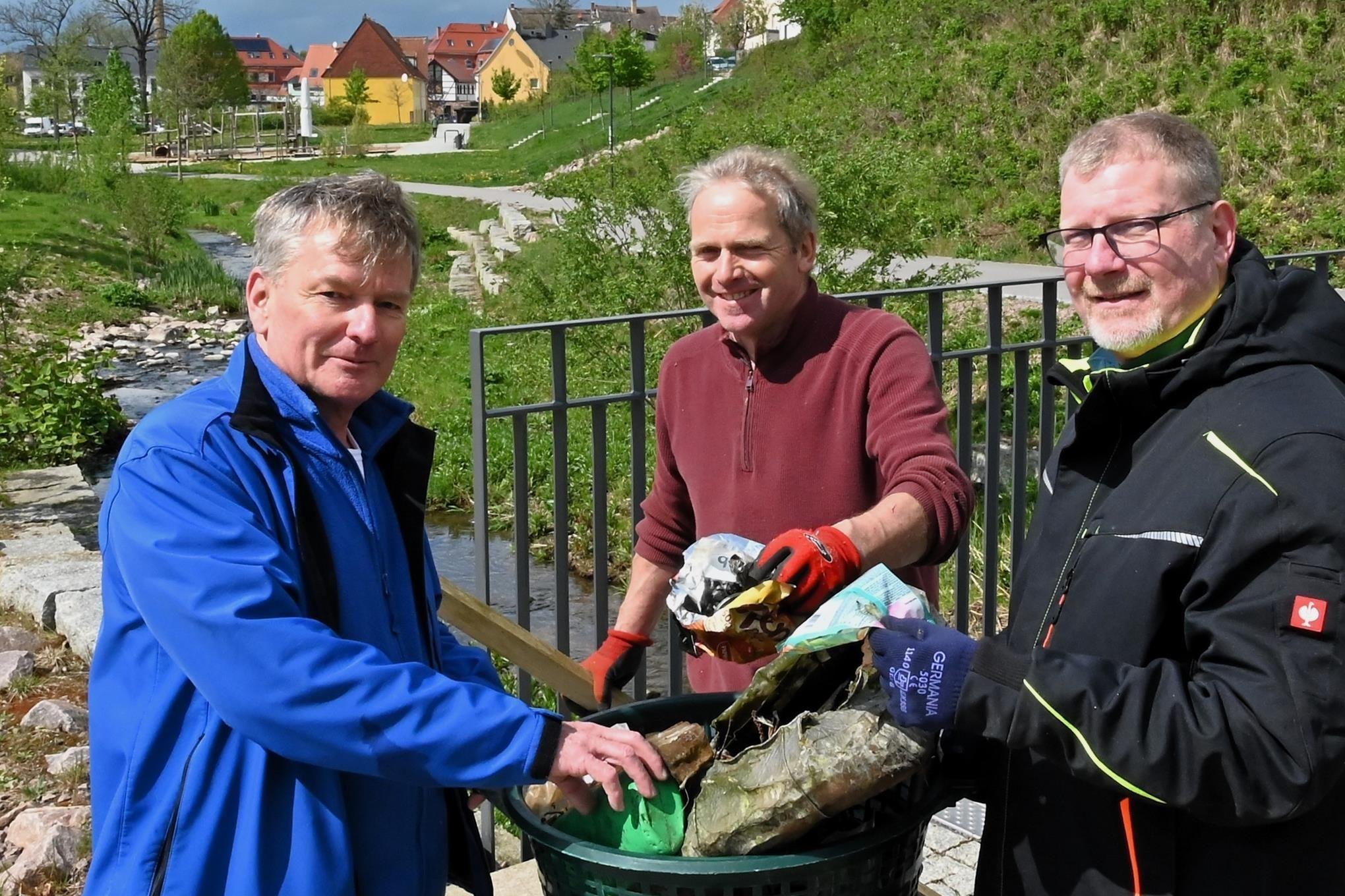 Der Bürgermeister kehrt wieder: Frühjahrsputz in Frankenberg